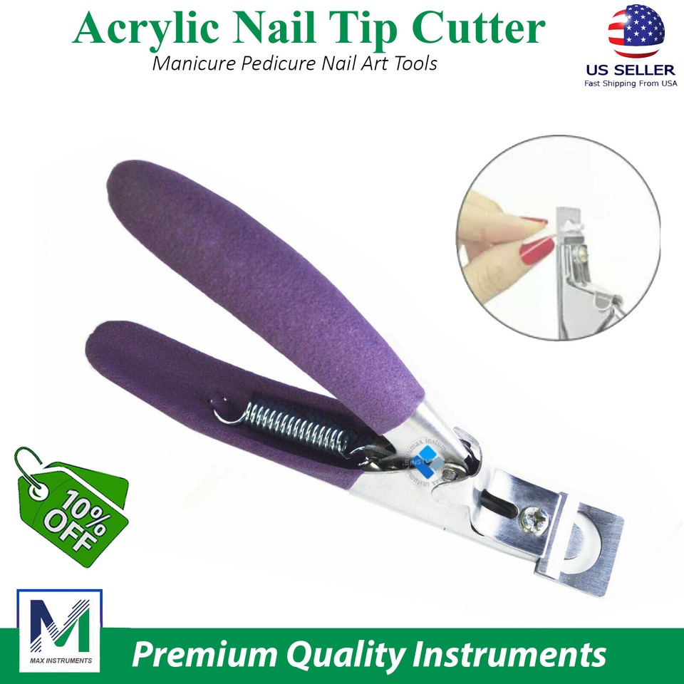 Acrylic False Fake Nail Clipper U Edge Art Nail Scissors Manicure Tips ...
