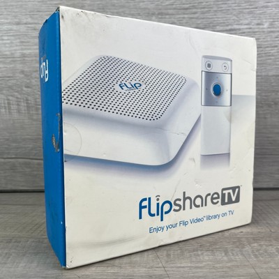 Flip Video Flipshare CTV1W White Wireless USB Full HD Audio/Video Media ...
