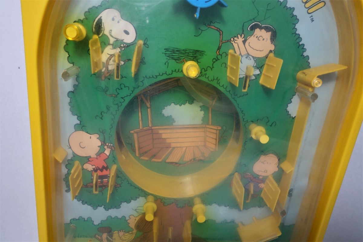 Pinball De Juguete Vintage De Snoopy J.Dream Juguetes De Cápsula De