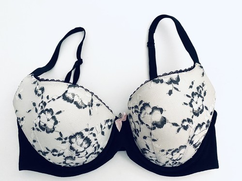 Victoria's Secret 32DD Body By Victoria lined Demi Demi-Buste Black ...