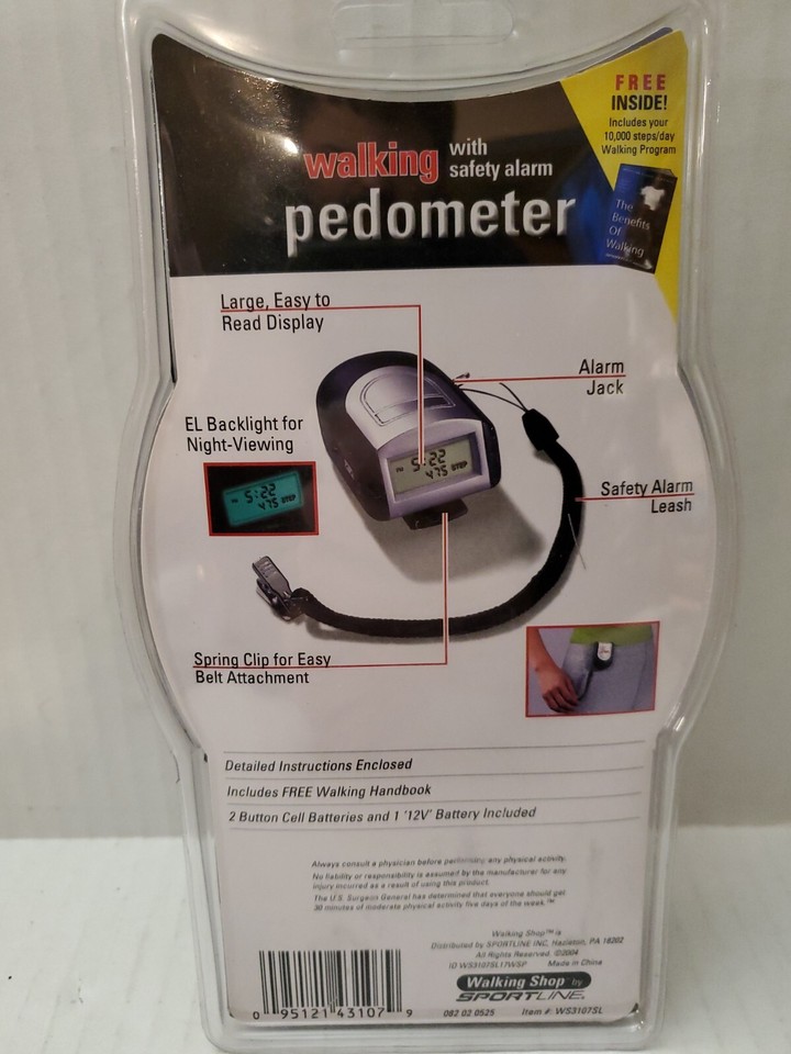 NEW Walking Shop by Sportline Digital Electronic Pedometer. (R2 ...