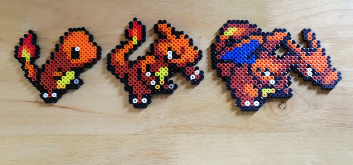 Charmander Charmeleon Charizard Pixel