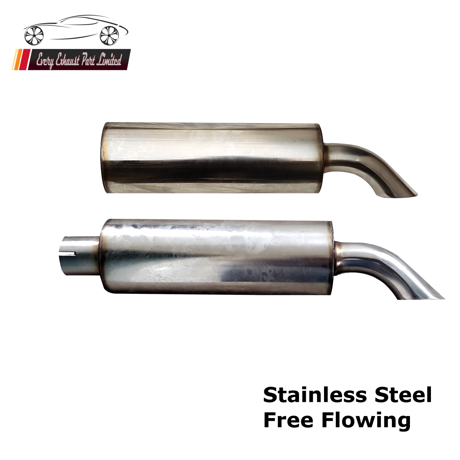 High Grade Stainless Silencer Exhaust Silencer Box 4" 5" 6" Body With ...