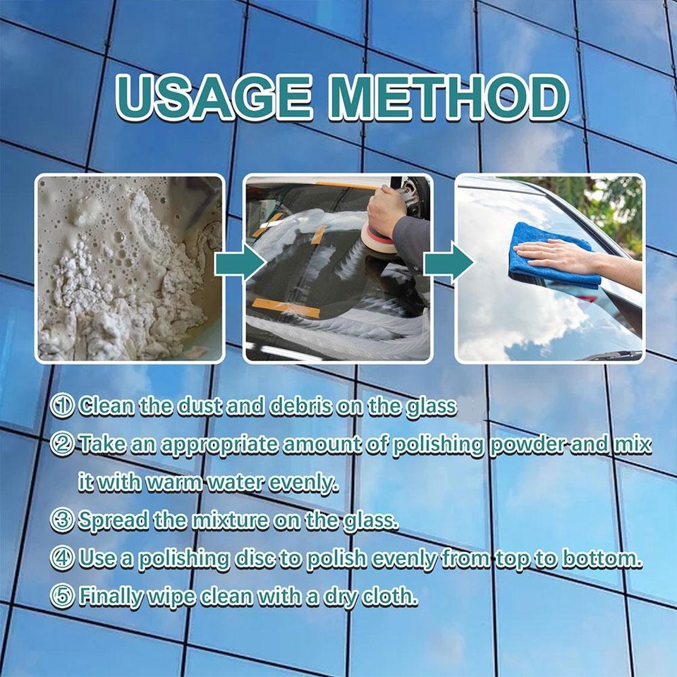 Cerium Oxide Glass Scratch Remover Professional Glass Polishing ...