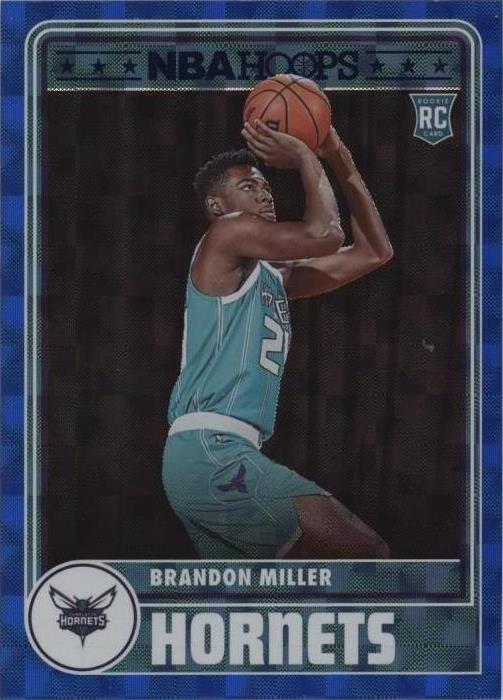 2023-24 Panini NBA Hoops - Hoops Tribute Brandon Miller #284 Hyper Blue ...