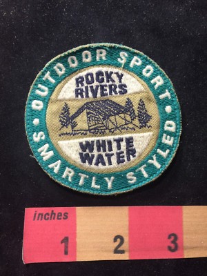 Patch Taken From Shirt - ROCKY RIVERS / WHITE WATER 88K5 | eBay