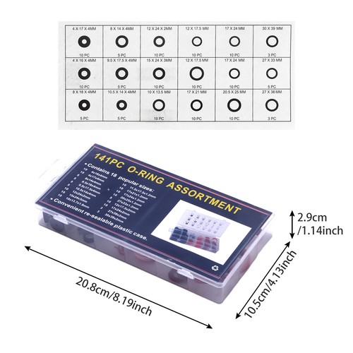 Pump Fastener Valve O Ring Durable Insulating Washer Set Sealing Faucet ...