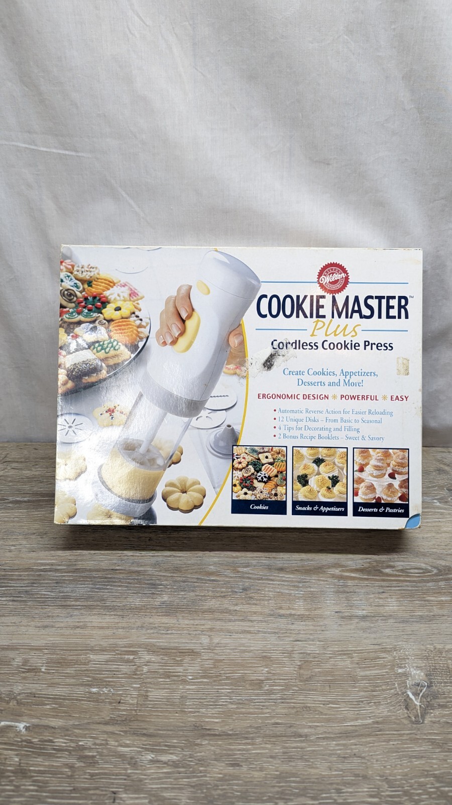 Wilton Cookie Master Plus Cordless Press Appetizers Desserts Pastries Baking 70896440082| eBay