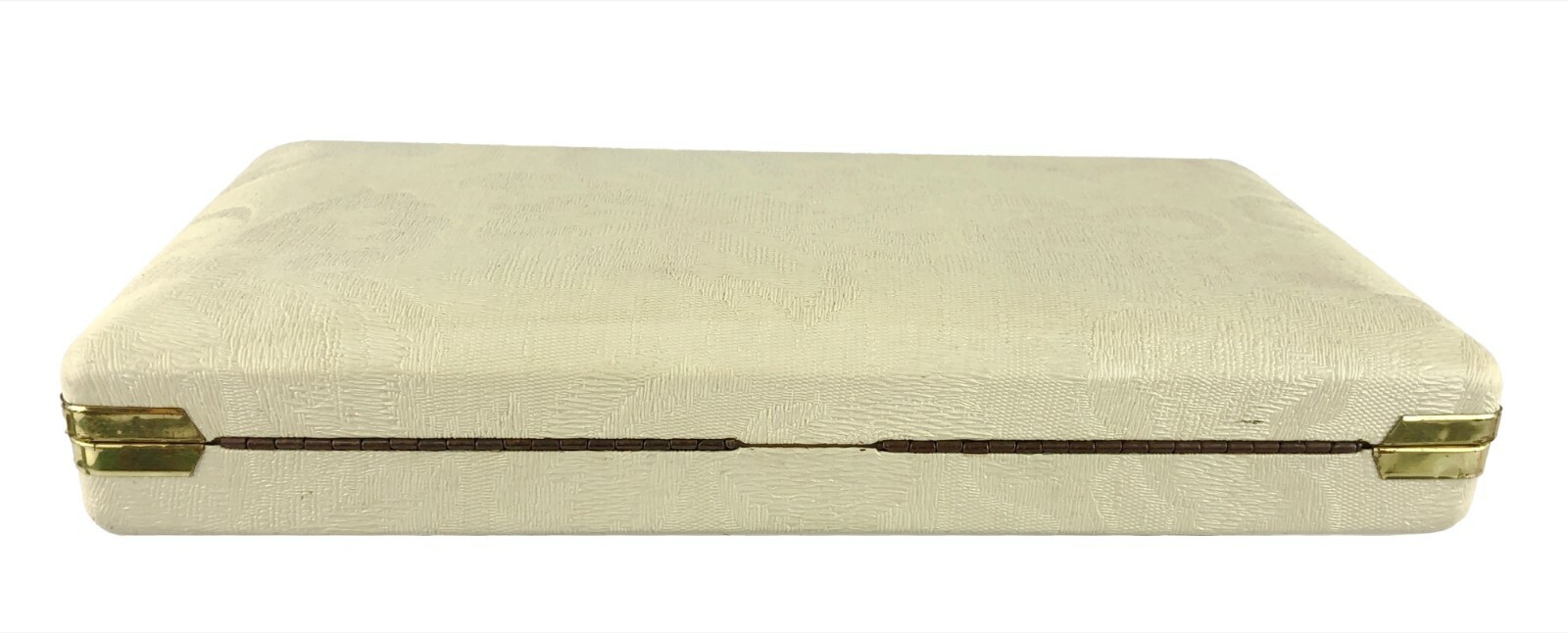 Vintage Mele Jewelry Box Hard Case Travel Clam Shell Earrings Rings | eBay