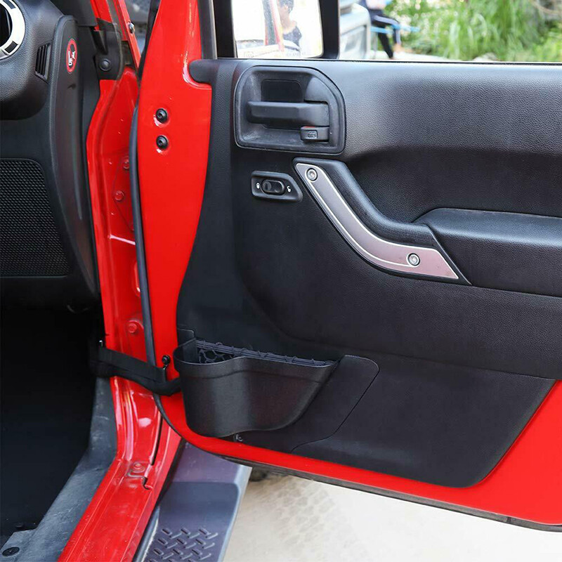 2PCS Rear Door Storage Box Organizer Tray for Jeep Wrangler JK 11-17 ...