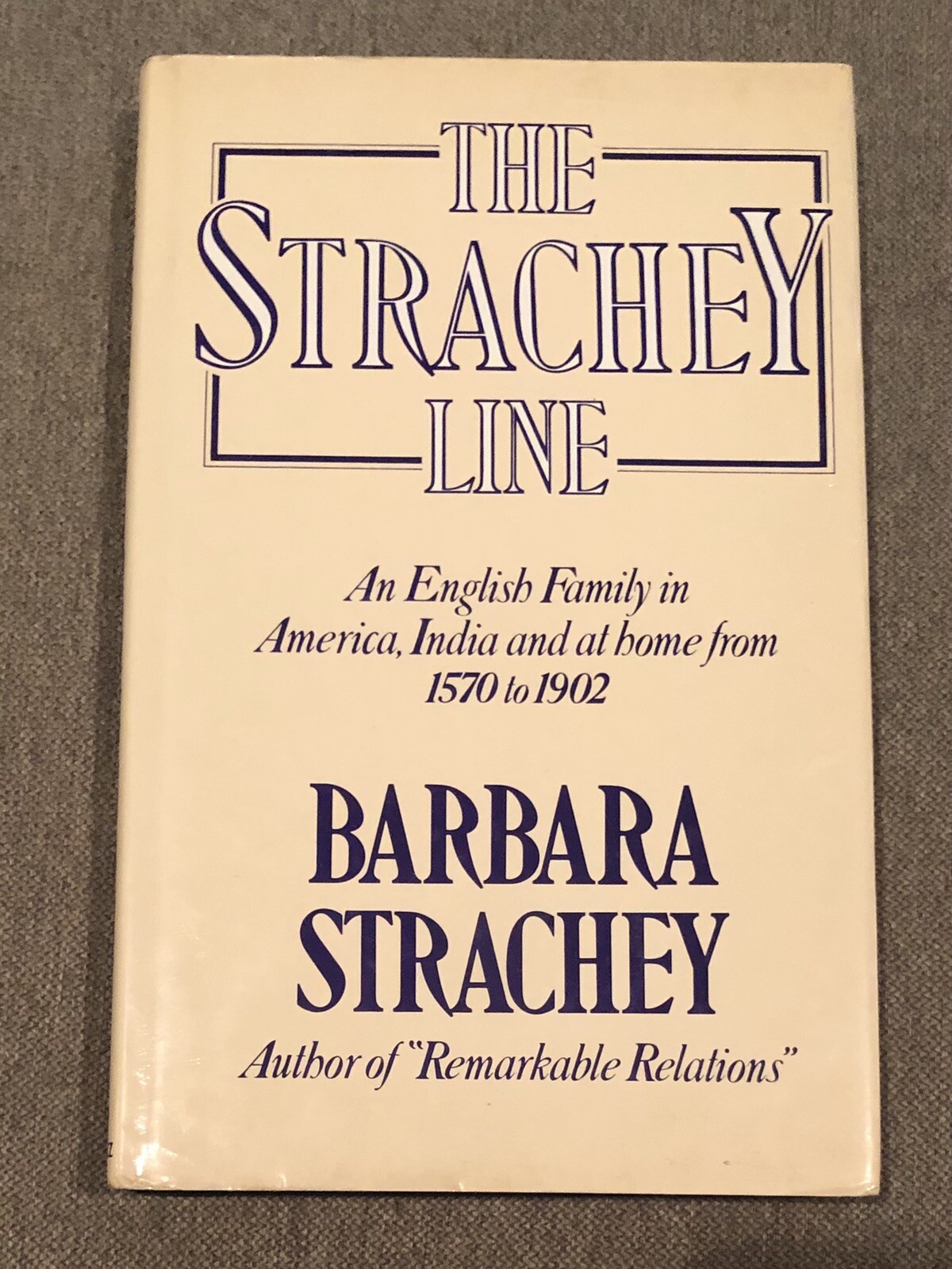 The Strachey Line by Barbara Strachey | eBay