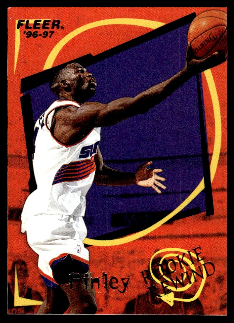 1996-97 Fleer Rookie Rewing Basketball Michael Finley Phoenix Suns #3 ...