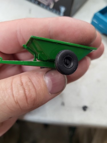 Garden Tractor Trailer Model Kit Resin 1/25 For Diorama | eBay