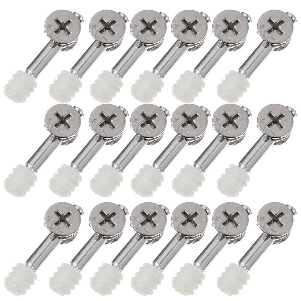 50 Pcs Furniture Side Connecting Fastener Cam Lock Fitting Connecter ...