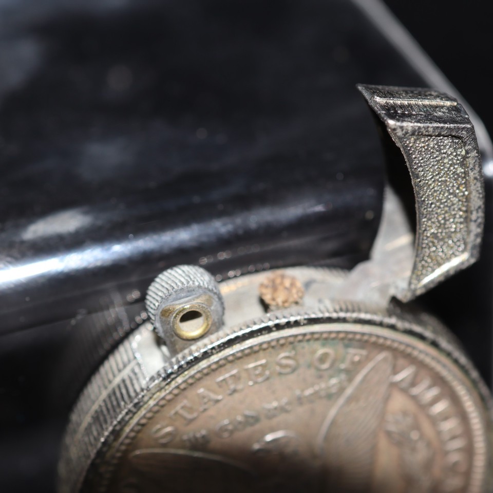 1889 Genuine Morgan Silver Dollar Lighter Two Coins Non Functional | eBay