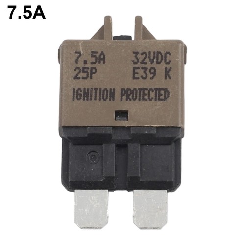 5-30A Car Manual Circuit Breaker Blade Fuse Resettable Boat Marine ...