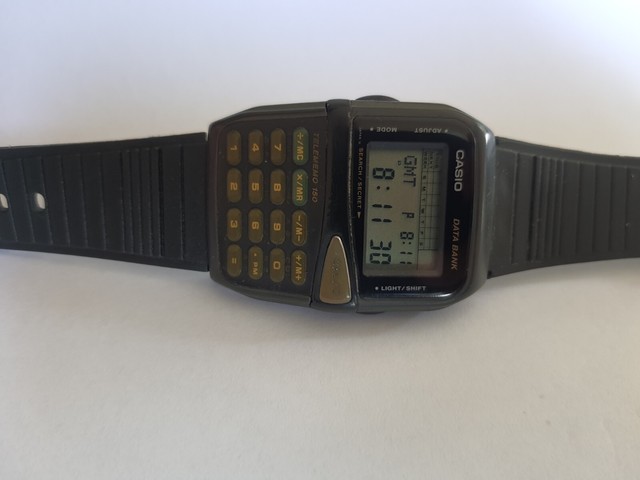Casio Dbm-150 Vintage Calculator Telememo 150 Databank Watch Module ...