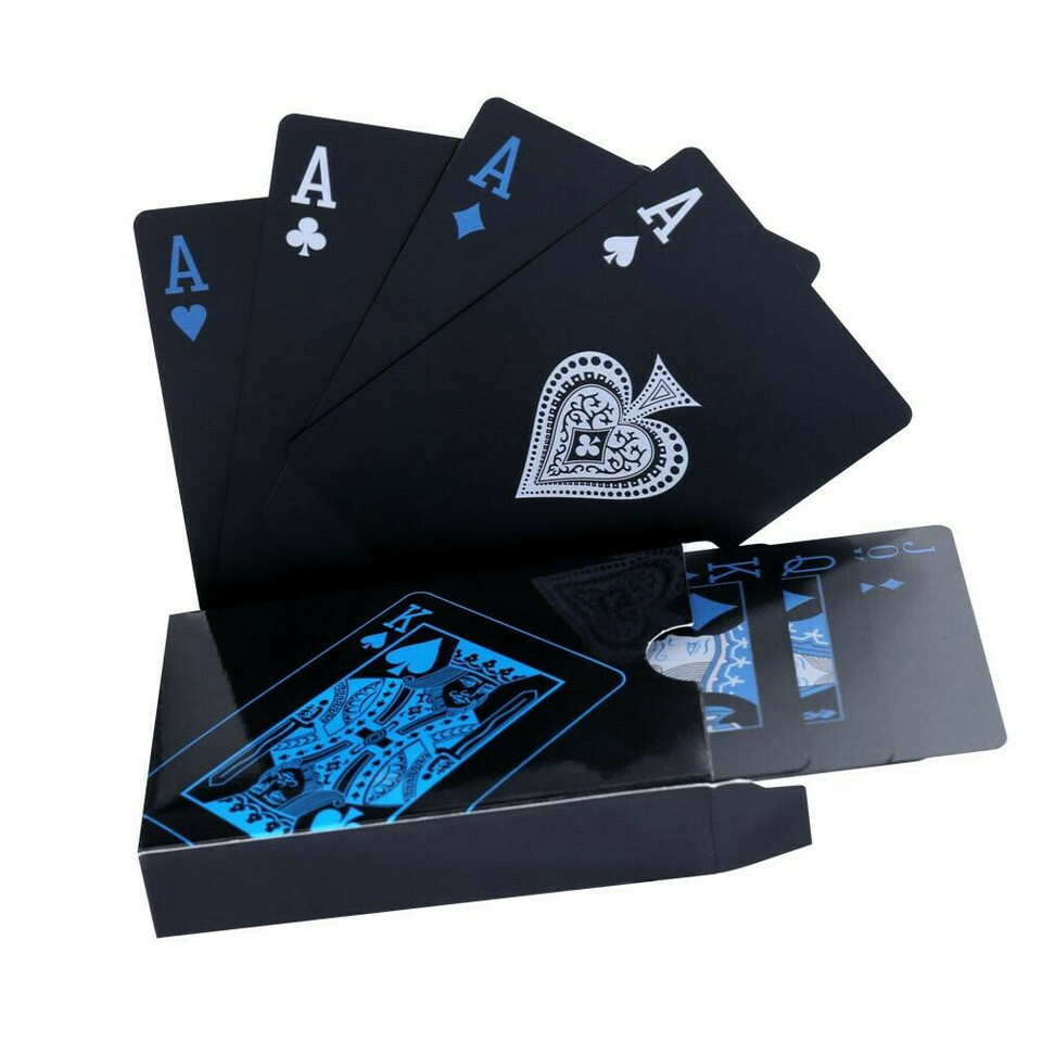Playing Cards Waterproof Plastic Deck of PVC Poker Card Creative Party ...