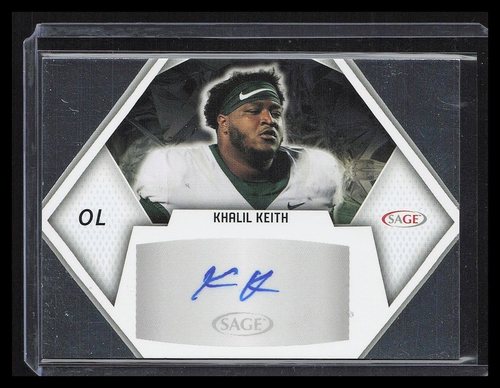 KHALIL KEITH 2023 Sage High Series Silver Autographs Baylor Bears | eBay
