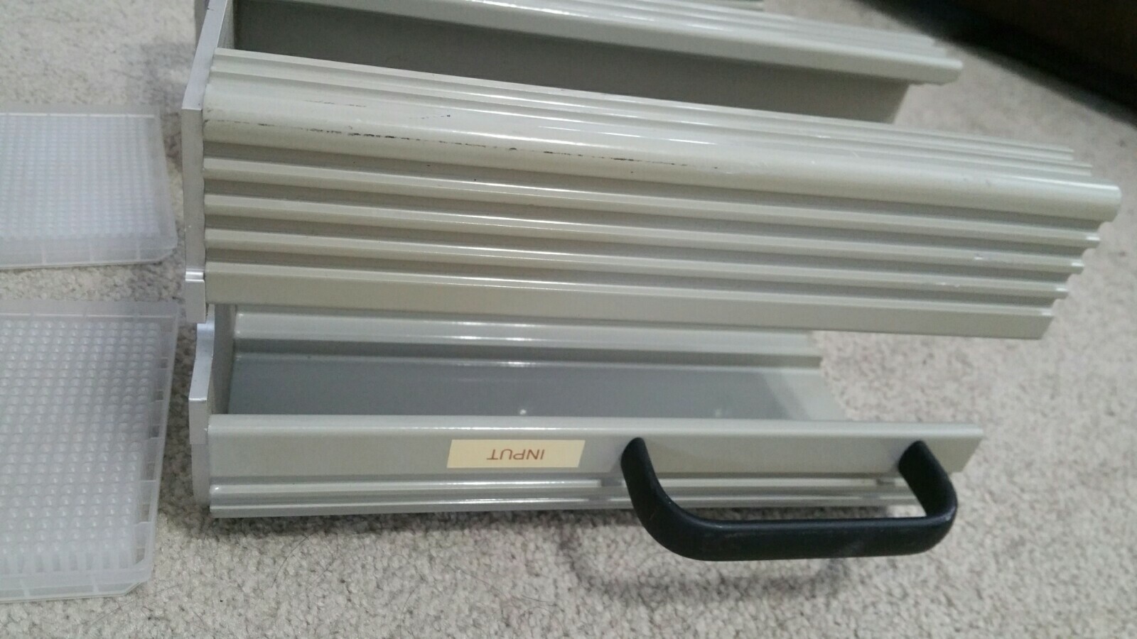 Zymark twister 63808 Microplate stack transfer column holder & plastic ...