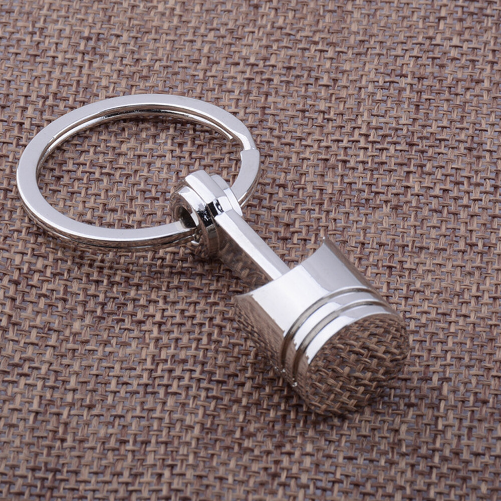 Men Alloy Engine Car Parts Piston Keychain Keyring Keyfob Car ...