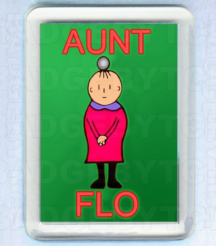 BOD's AUNT FLO SMALL FRIDGE MAGNET - RETRO COOL! | eBay