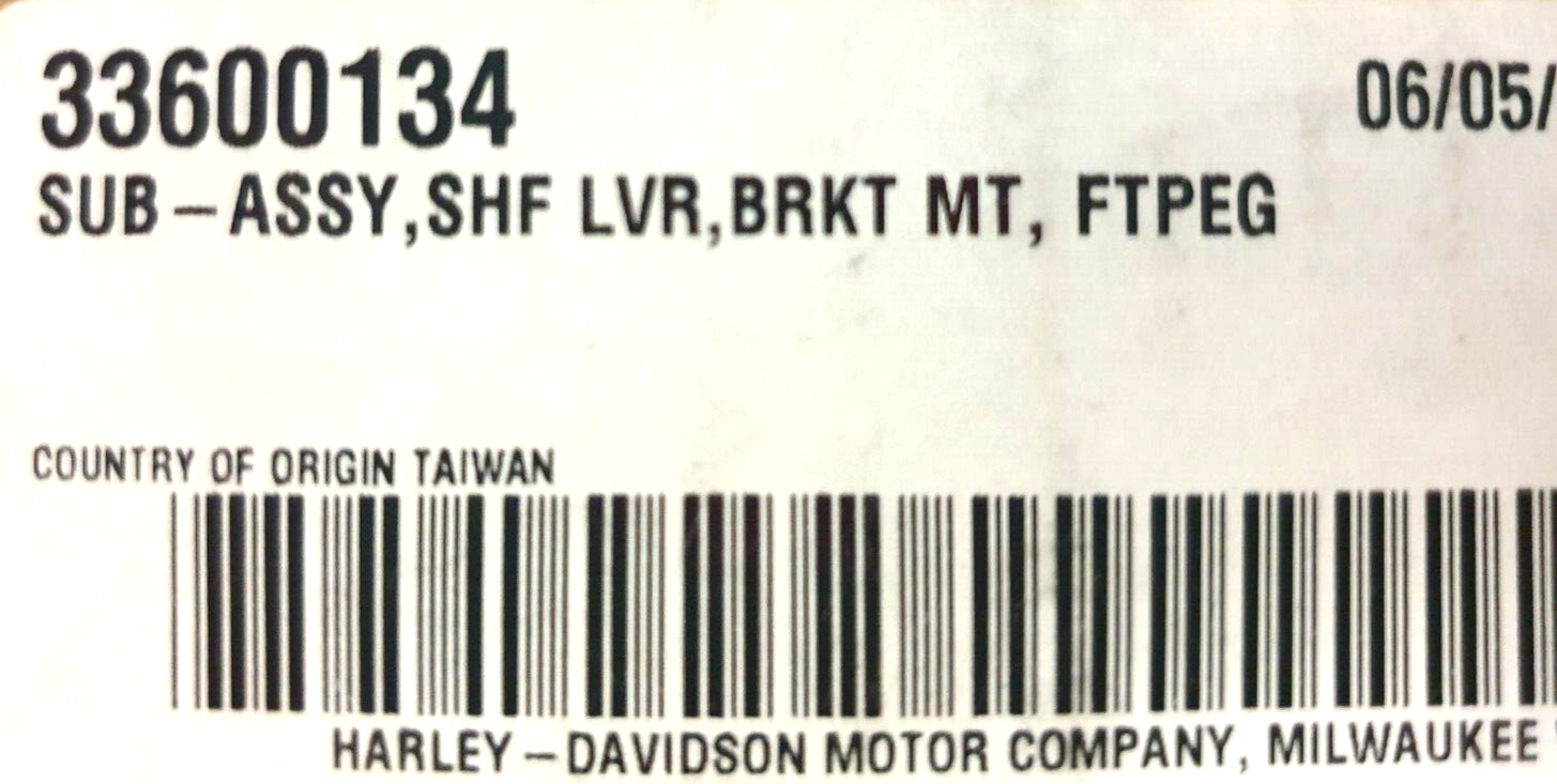 NEW HARLEY-DAVIDSON SHF LVR BRKT OEM 33600134 | eBay