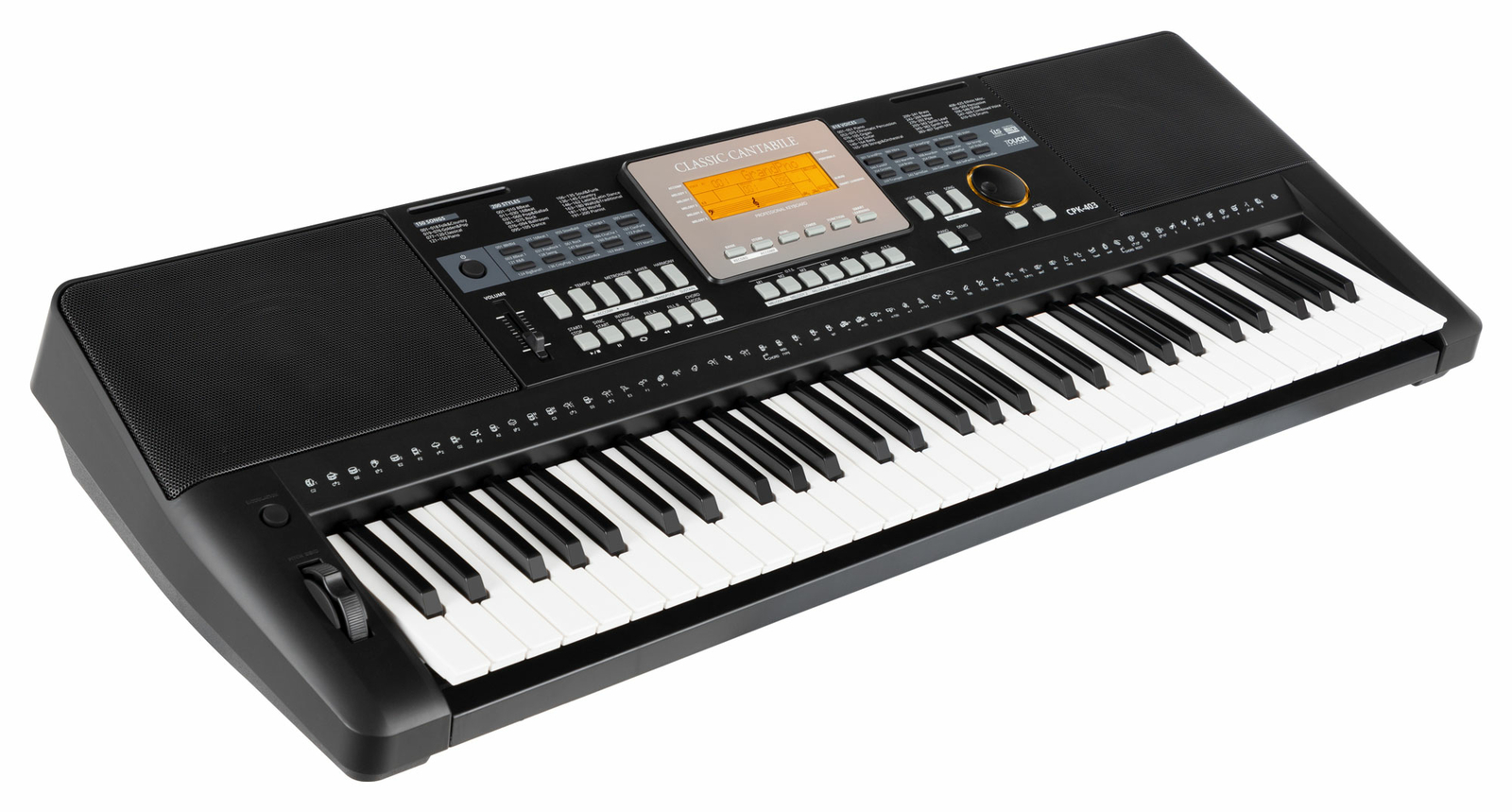 Keyboard 61 Tasten Digital Piano Sounds Rhythmen Lernfunktion Musik USB ...
