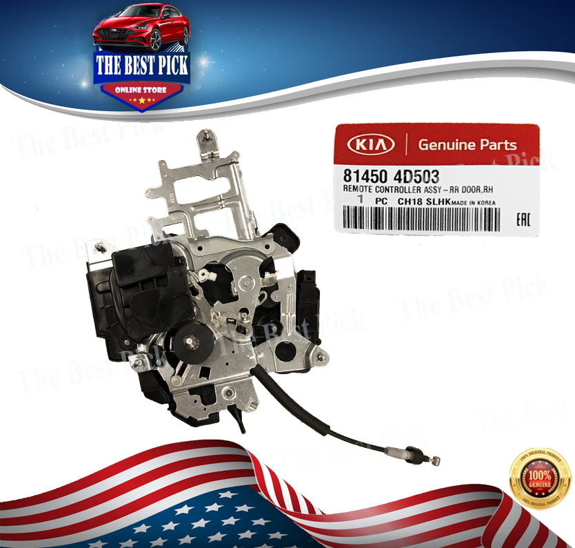 Genuine Hyundai 81450-4d503 Door Controller Assembly Rear Right for ...