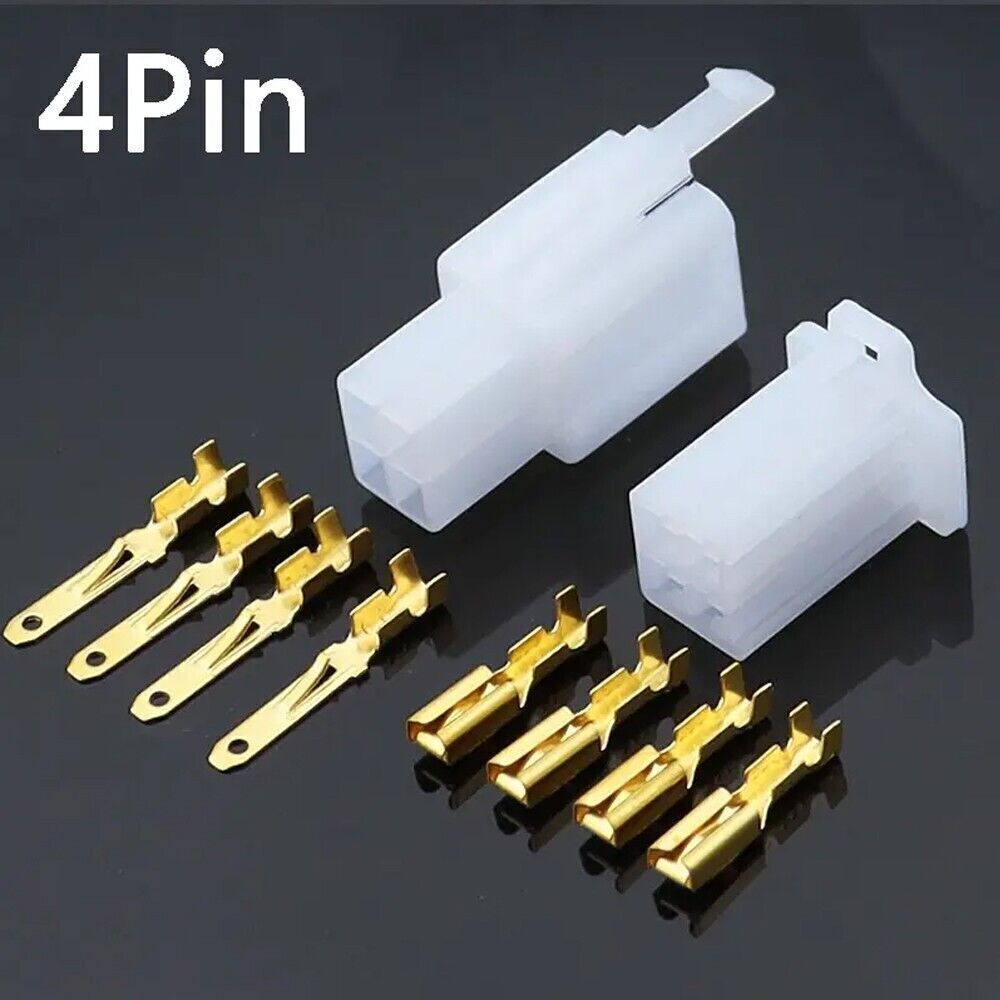 380×Motorcycle Electrical Connectors 2.8mm 2 3 4 6 Pin Wire Terminal ...
