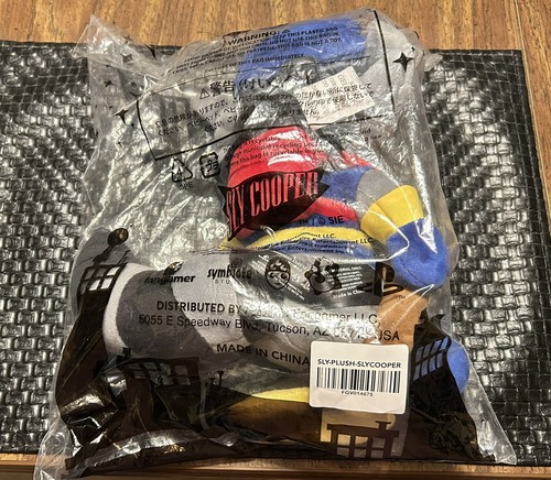 Sly Cooper 20th Anniversary Raccoon Plush Figure Statue with Magnetic ...