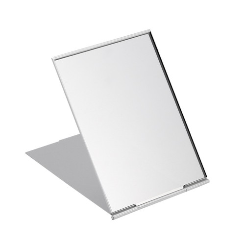 11 .5*8cm Folding Vanity Mirror Compact Travel Makeup Lightweight Metal ...