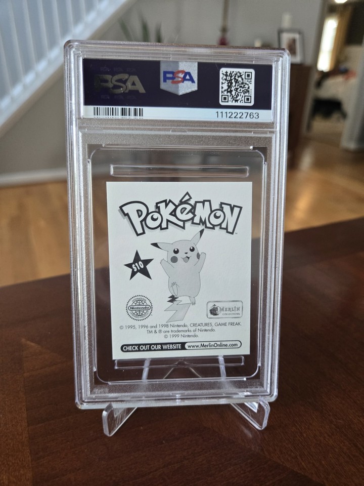 Psyduck Prism Holo PSA 9 MINT 1999 Merlin Sticker #S10 Pokemon | eBay