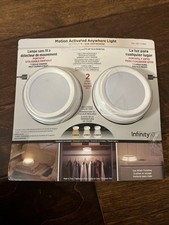 Infinity X1 Motion Activated Portable Light Rechargeable 3 Modes 2 Pack ...