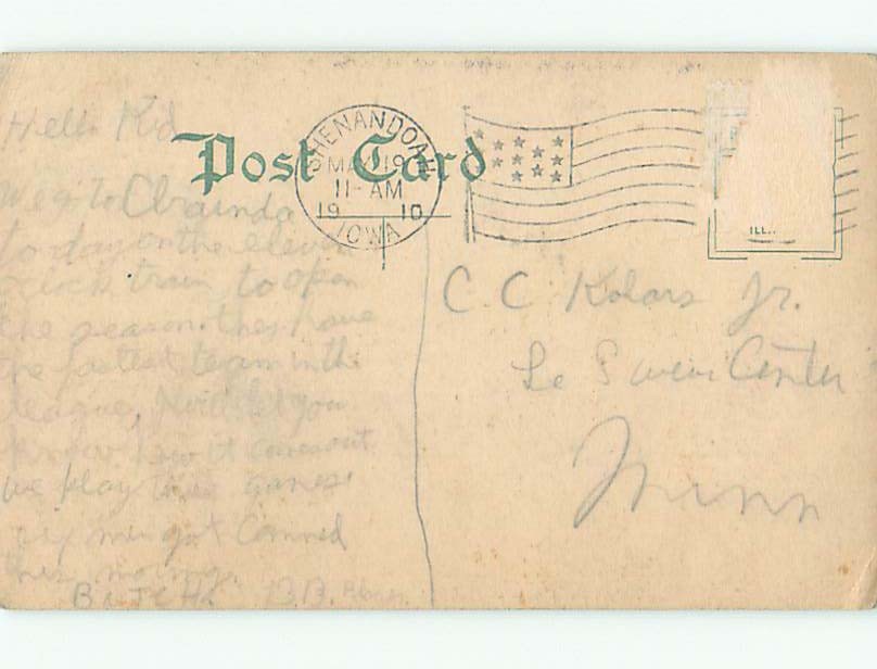 Divided-Back BUILDING AT WESTERN NORMAL COLLEGE Shenandoah Iowa IA ...