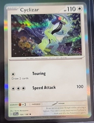 Pokémon TCG Cyclizar Scarlet & Violet Base Set 164/198 Holo Holo Rare ...