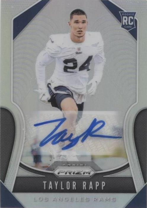 2019 Panini Prizm - Rookies Taylor Rapp #385 Silver Prizm Autographs ...