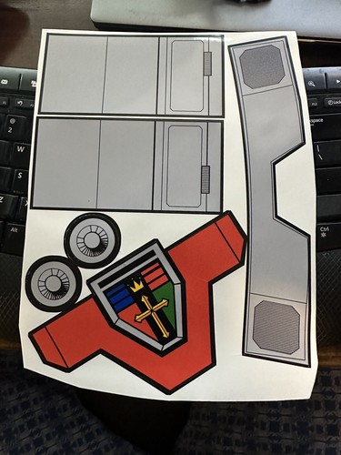 LIMITED: Voltron Lion Force Giant Commander Sticker Decals - VINYL | eBay