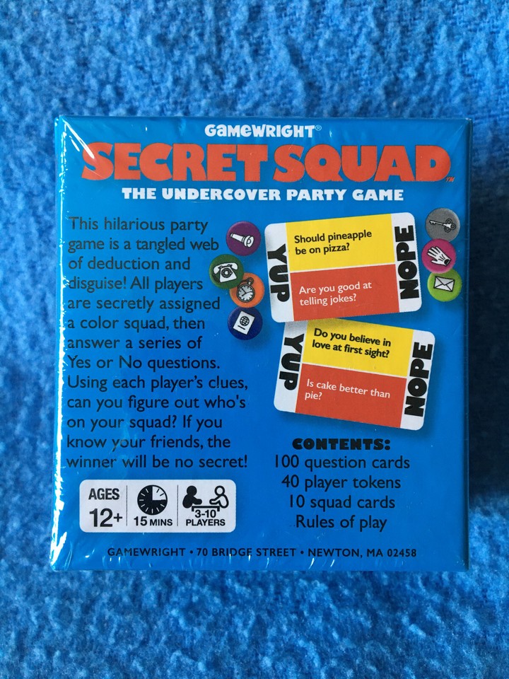 SECRET SQUAD Undercover Party Card Game 2021 Gamewright NEW Sealed | eBay