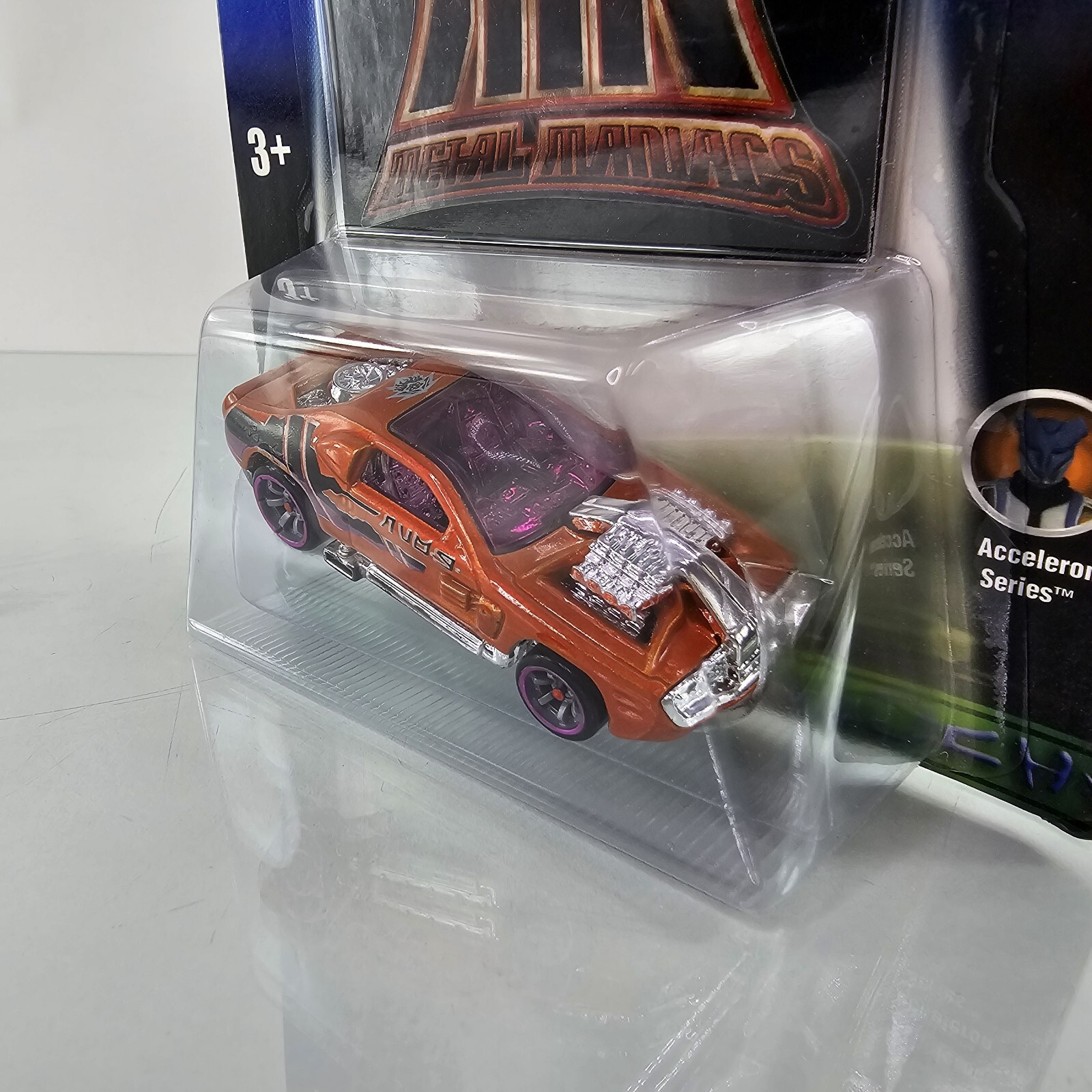 Hot Wheels Acceleracers HOLLOWBACK Orange 2nd Gen Metal Maniacs Cartoon ...