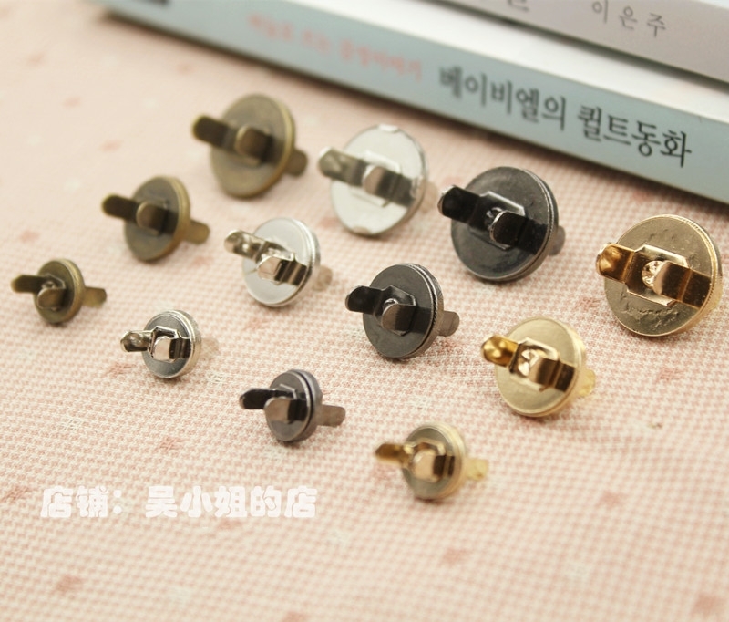 Magnetic Clasp Snaps Closures Round Sewing Button Bag Press Studs Thin ...
