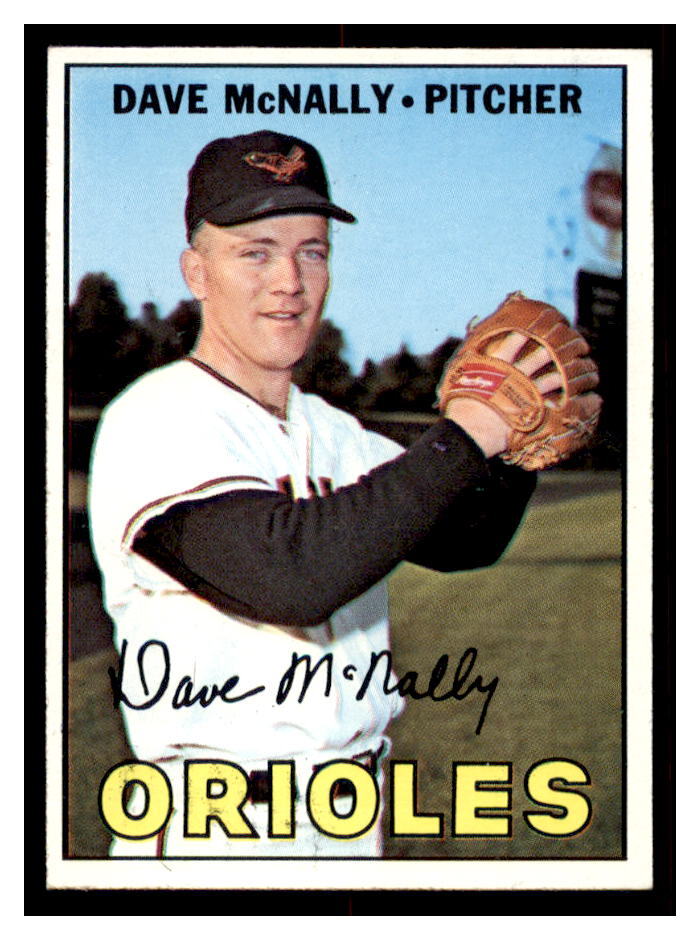 1967 Topps #382 Dave McNally Scan of the Card you'll receive Condition ...