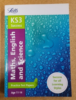 KS3 Maths, English and Science Practice Test Papers (Letts KS3 Revision ...