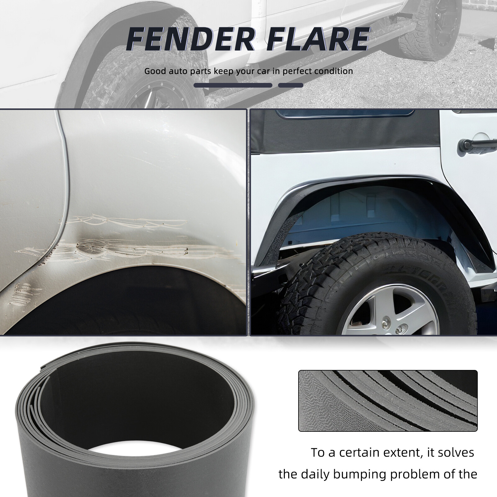 For Toyota 4Runner 1984-2024 Fender Flares Extra Wide Wheel Arches Body ...