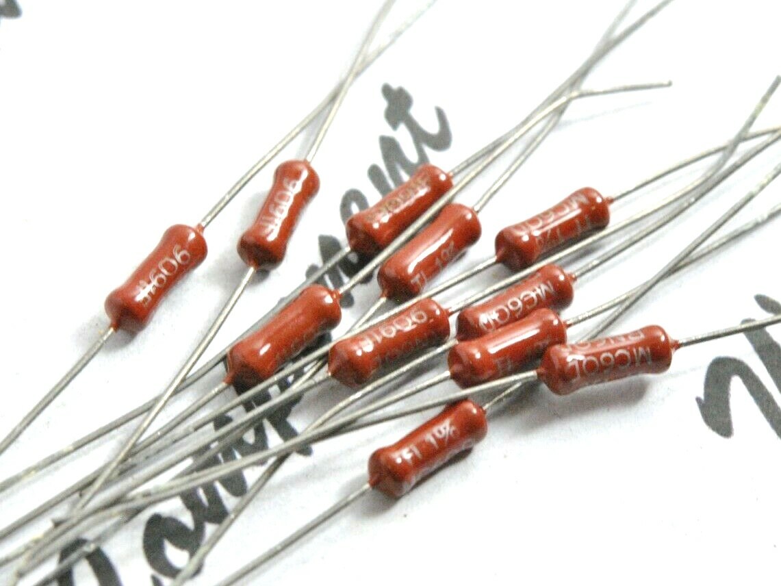 10pcs - TEXAS INSTRUMENTS RN60D 9.09K (9K09) 9091F 1% Resistor | eBay