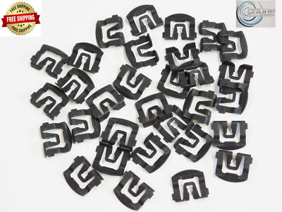 Windshield Or Rear Window Trim Molding Clips For 64-93 Ford (Qty-20 ...