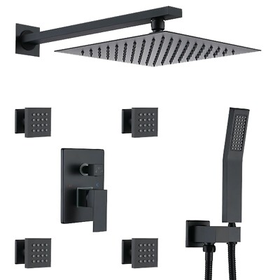 RBROHANT Luxurious Multi Head Shower System With 4 PCS Body Jets RB0740 ...