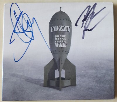 Fozzy Do You Wanna Start A War 2014 CD Signed by Billy Grey and Paul Di ...