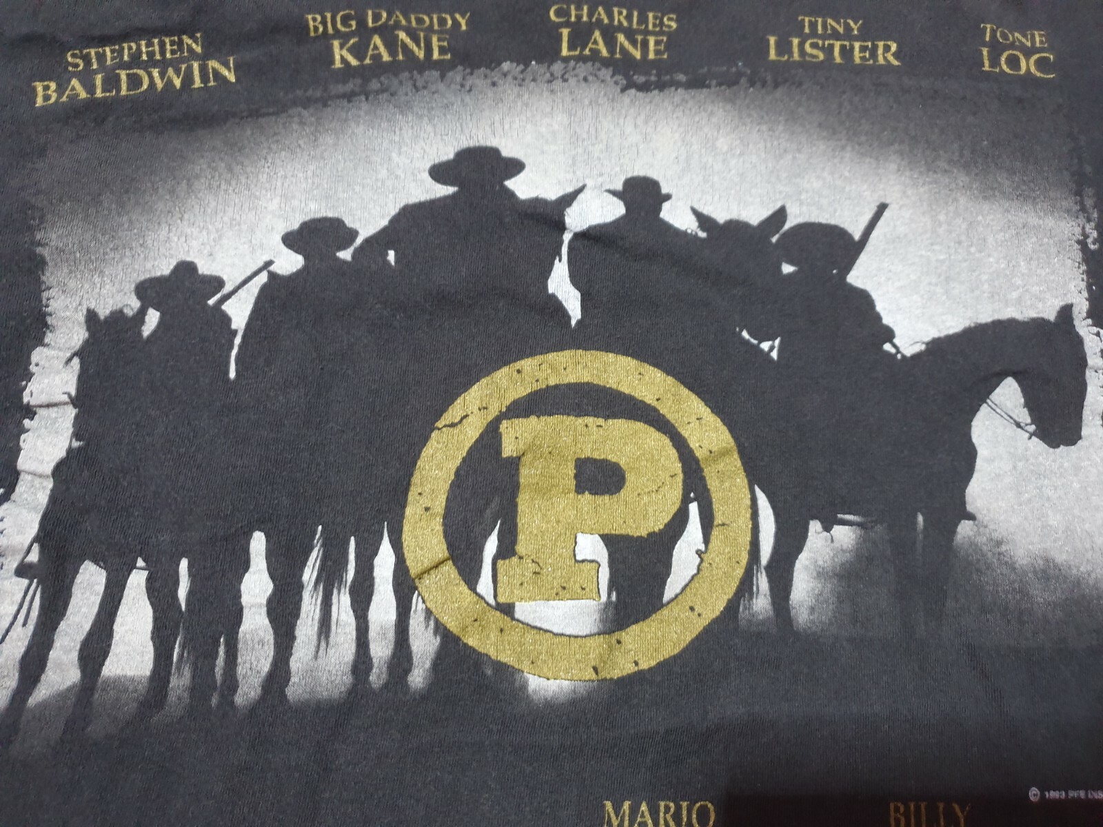 Rare Vintage Posse Movie 1993 T shirt Big Logo Hip … - Gem