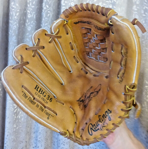Rawlings Leather RBG36 12.5" Baseball Glove Ken Griffey Jr. Fastback ...